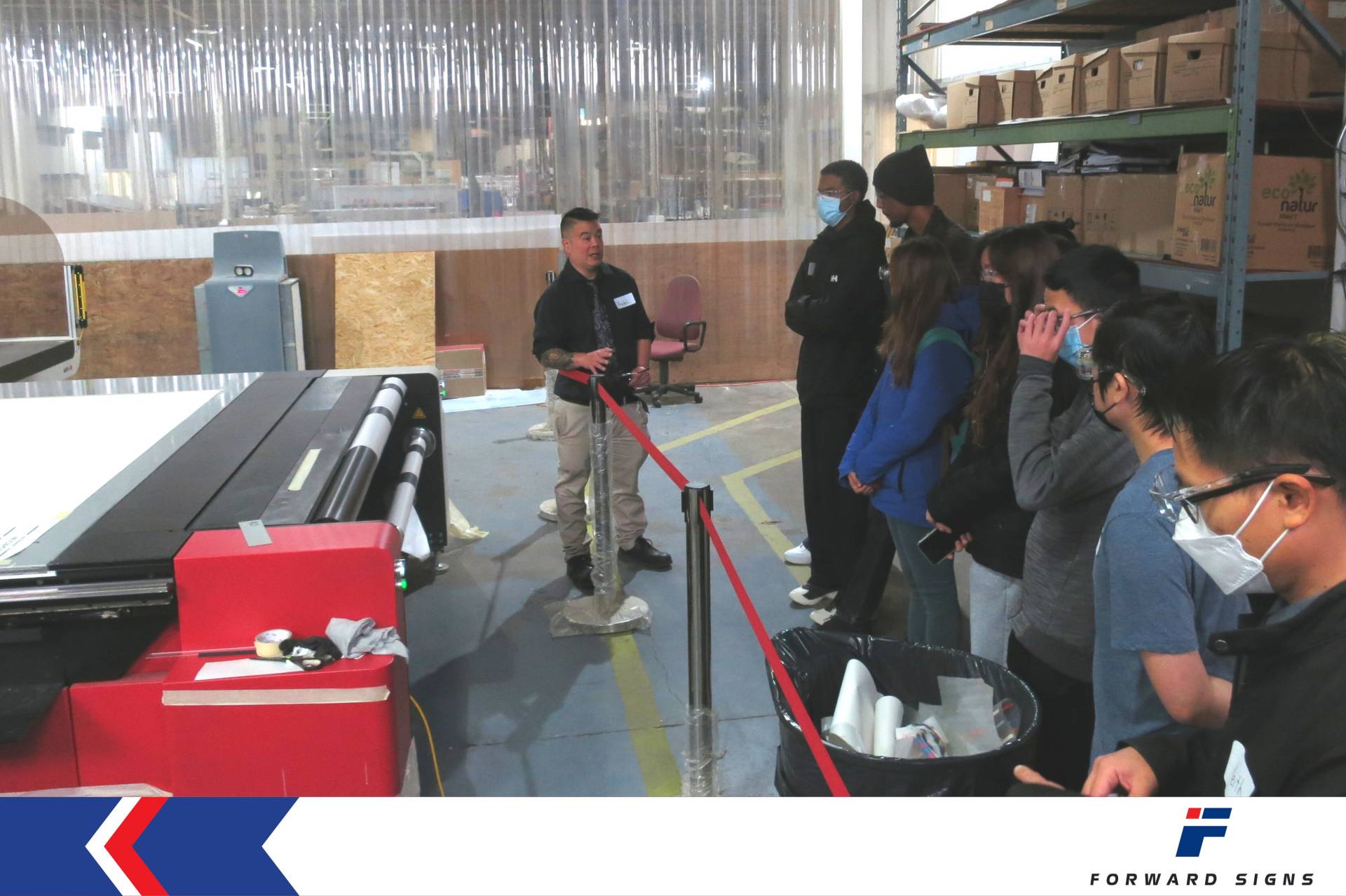 Sign Manufacturing Day Open House Tour 2022 - Forward Signs